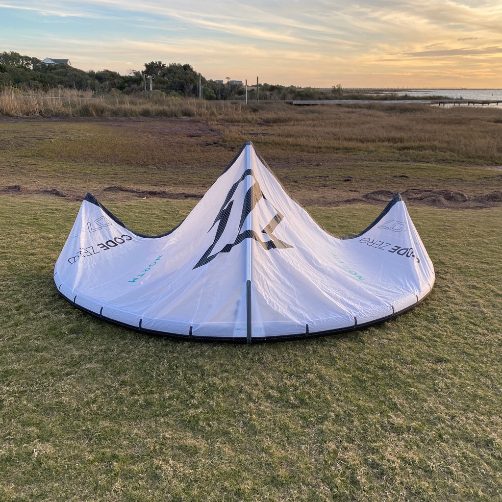 USED 2023 North Code Zero Kite-White-7m — REAL Watersports