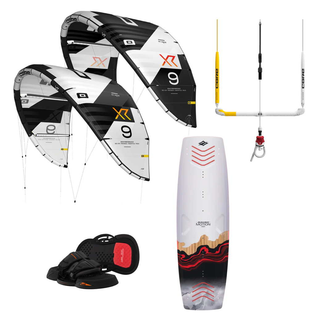 CORE XR7 Kite Package w/ Naish Motion Kiteboard — REAL Watersports