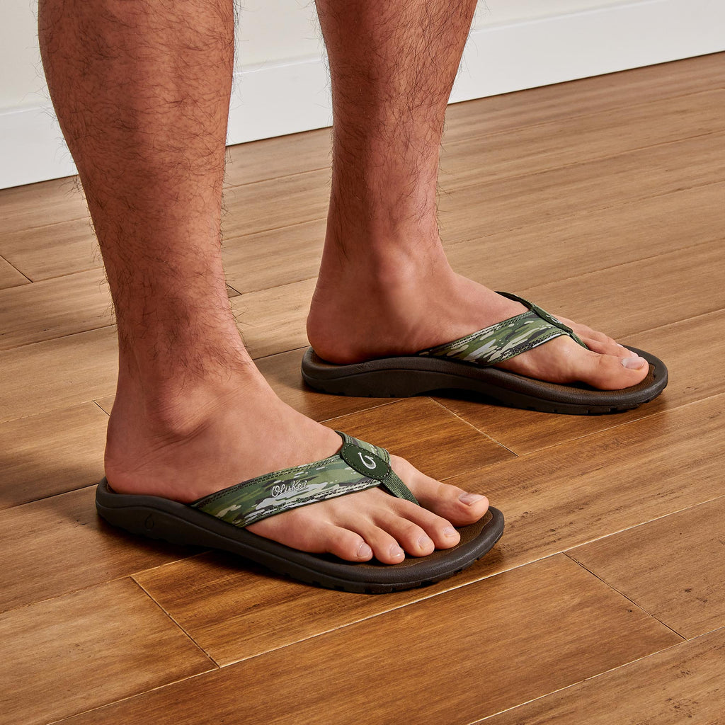 Olukai Ohana Pa'i Sandal-Hustk/Wai Camo — REAL Watersports
