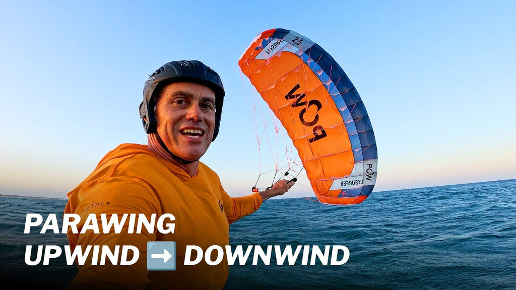 Upwinder / Downwinder is the Sweet Spot for Parawinging — REAL Watersports