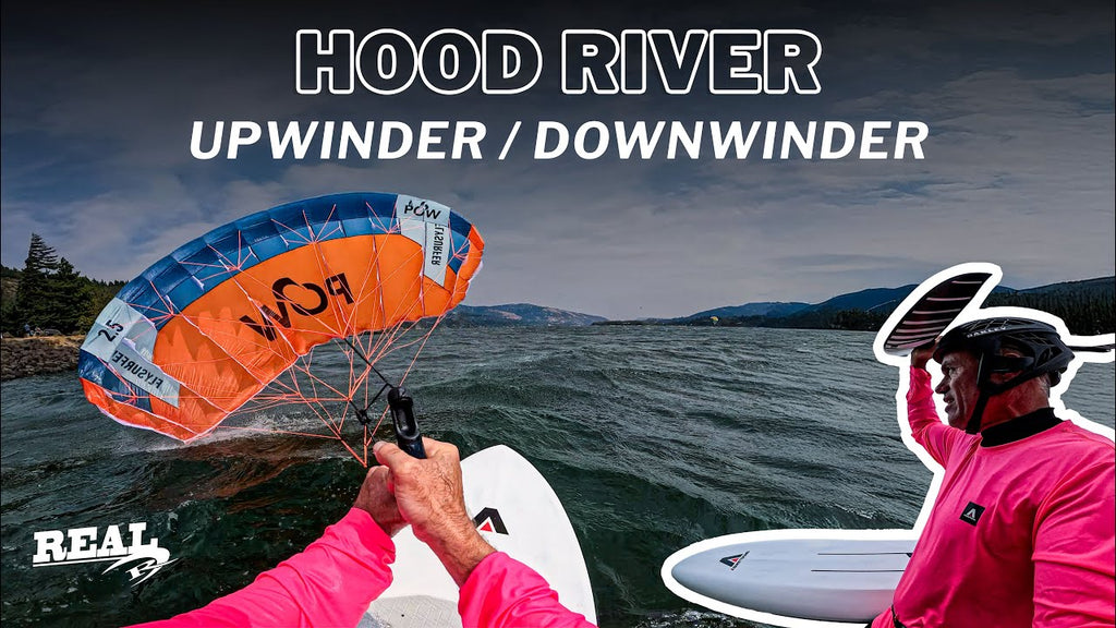 Hood River Parawing Upwinder / Downwinder at The Hatchery — REAL ...