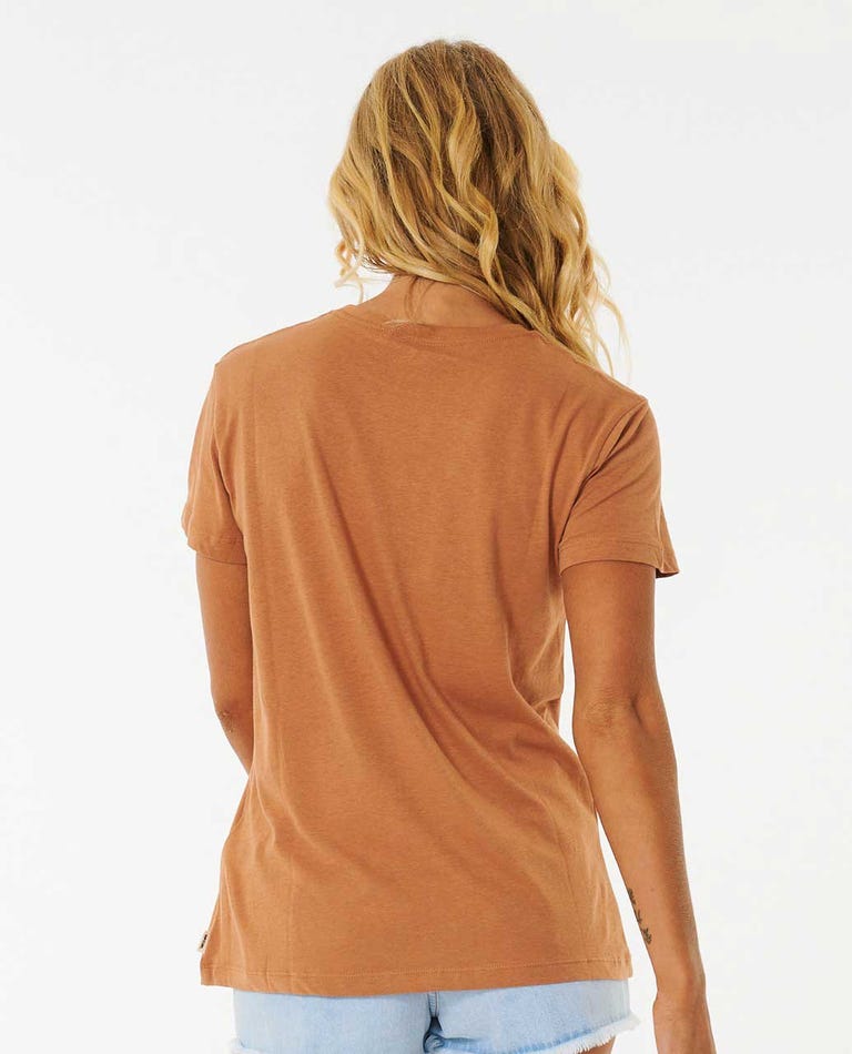Rip Curl Good Waves Standard Tee-Light Brown — REAL Watersports