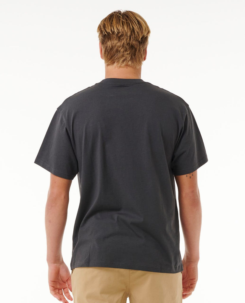 Rip Curl Pill Icon Tee-Washed Black — REAL Watersports