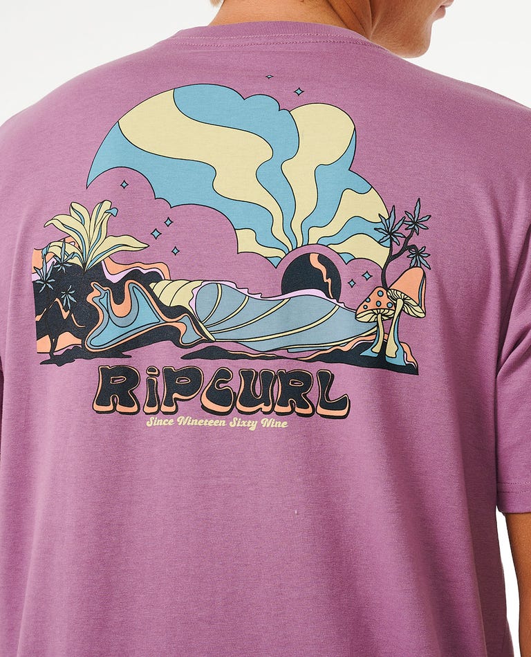 Rip Curl Mason Pipeliner Tee-Dusty Purple — REAL Watersports