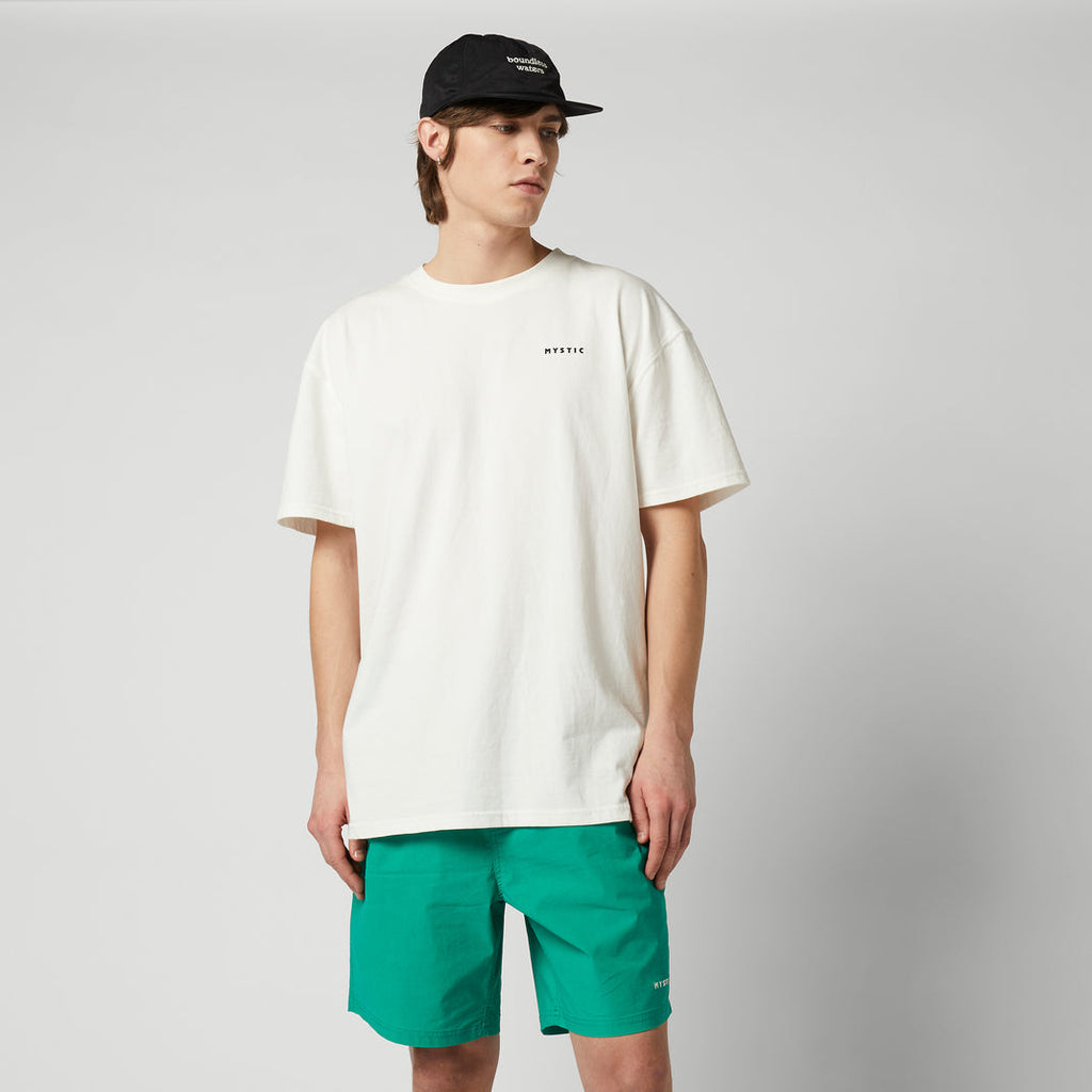 Mystic Profile Tee-Off White — REAL Watersports