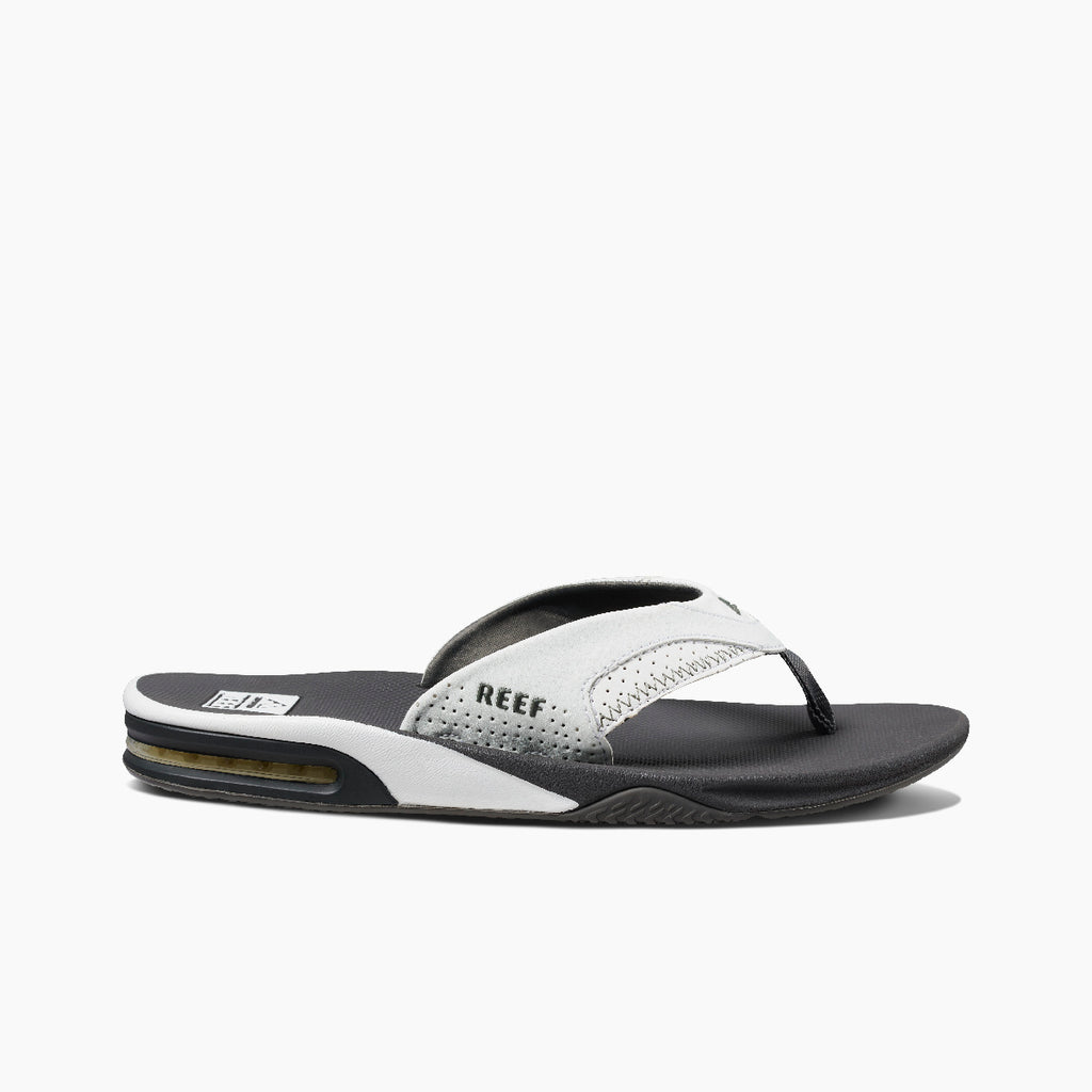 REEF Fanning Sandal-Grey/White — REAL Watersports