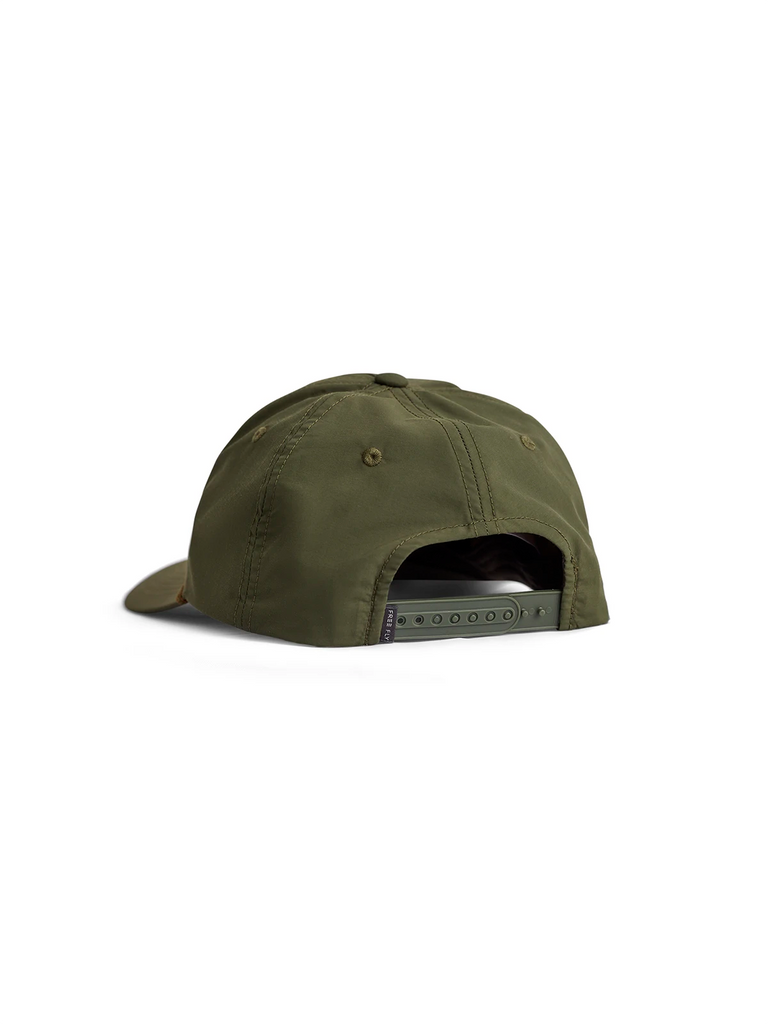 Free Fly Wave 5-Panel Hat-Dark Olive — REAL Watersports