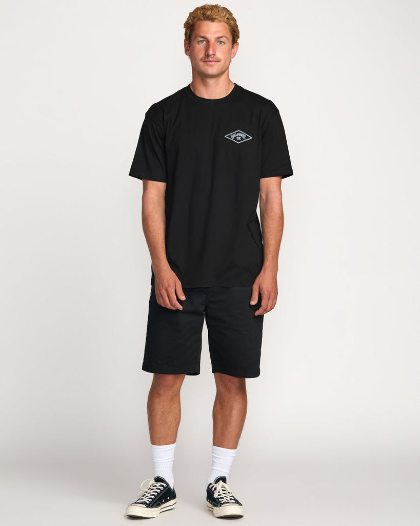 Billabong Diamond Arch Premium Tee-Black — REAL Watersports
