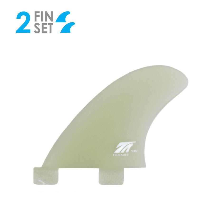 True Ames FCS Side Bite-Clear-3.25" — REAL Watersports