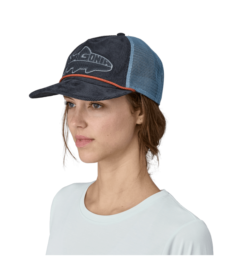 Patagonia Fly Catcher Hat-Wild Waterline: Smolder Blue — REAL Watersports