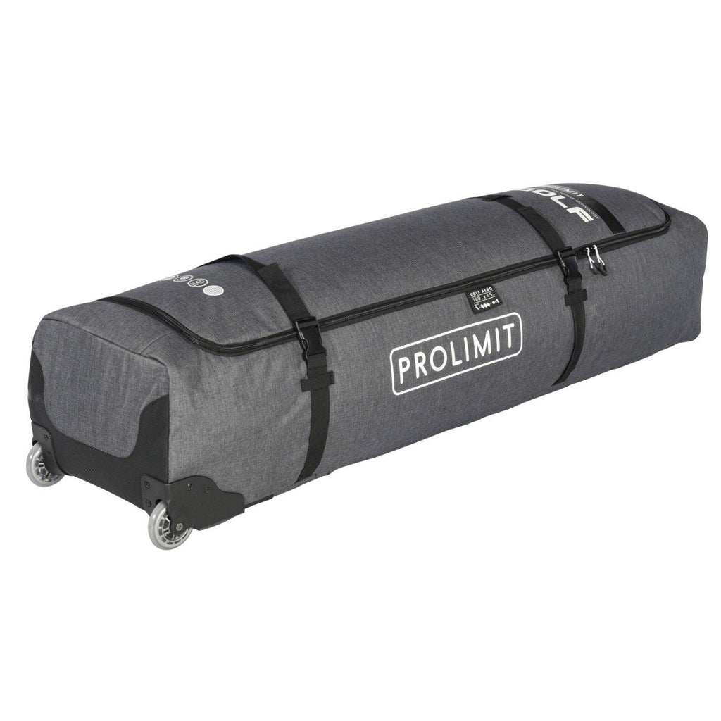 Prolimit Kitesurf Golf Aero Wheeled Boardbag-Grey/White — REAL Watersports