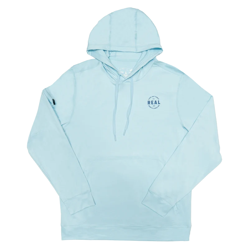 REAL Helm Rashguard-Heather Light Blue — REAL Watersports