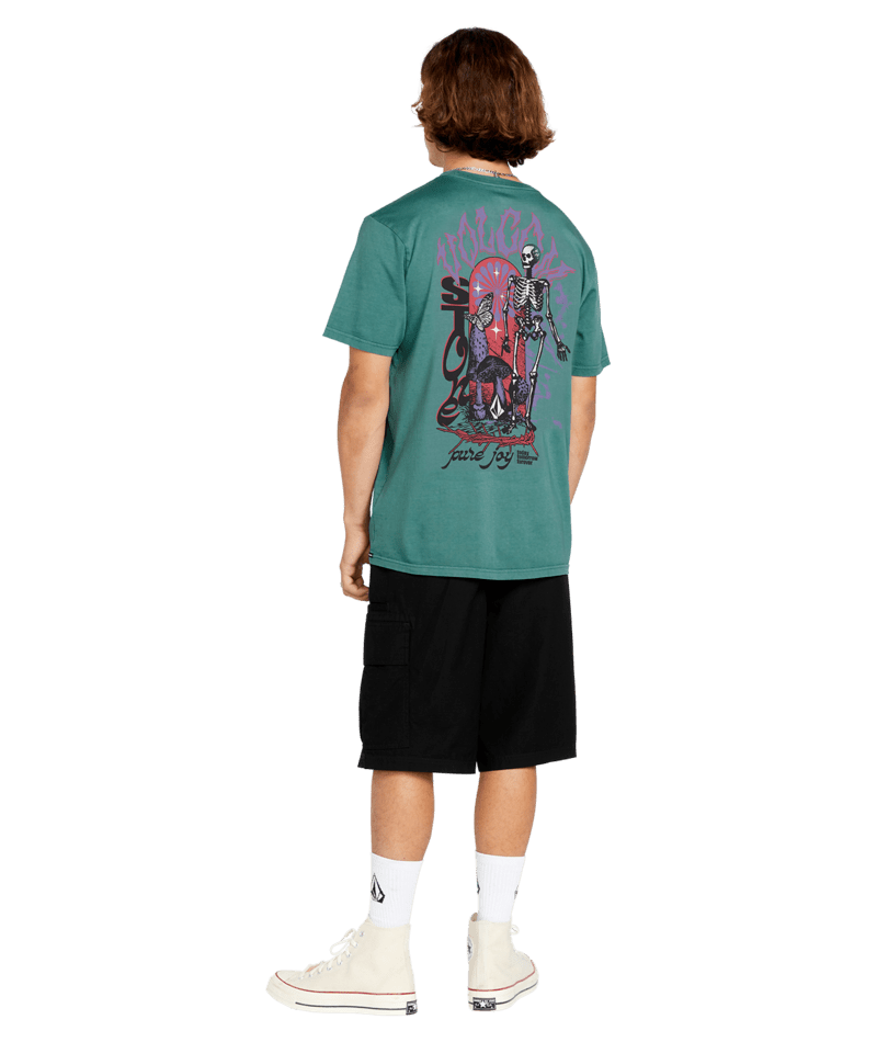 Volcom Awakened Tee-Service Blue — REAL Watersports