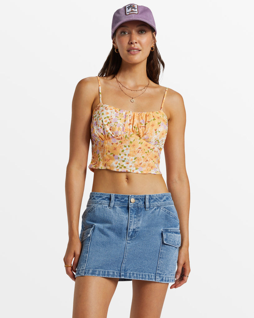 Billabong So Simple Tank-Peach Whip — REAL Watersports
