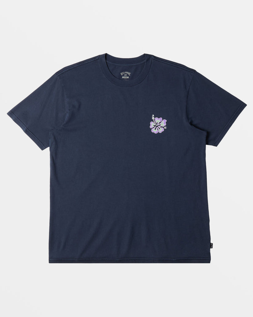 Billabong Hibiscus Tee-Navy — REAL Watersports
