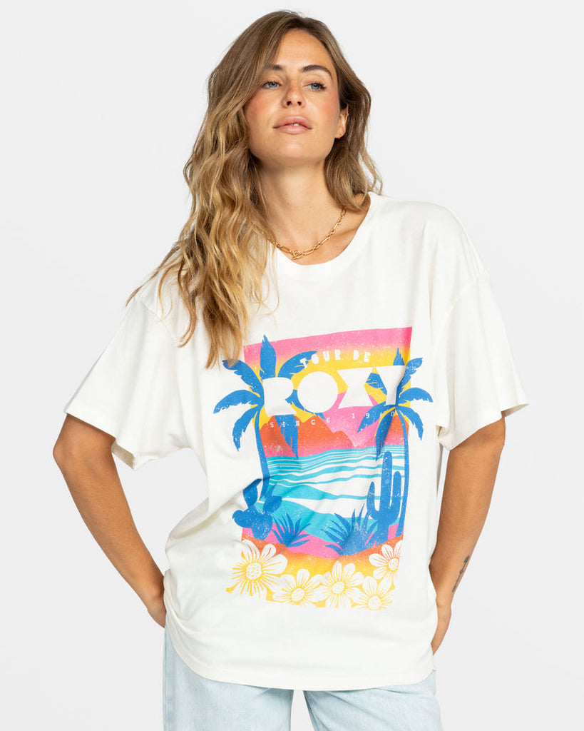 Roxy Tour De Roxy Tee-Egret — REAL Watersports