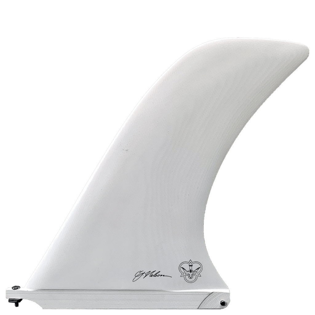 Flying Diamonds CJ Noserider Fin-White — REAL Watersports