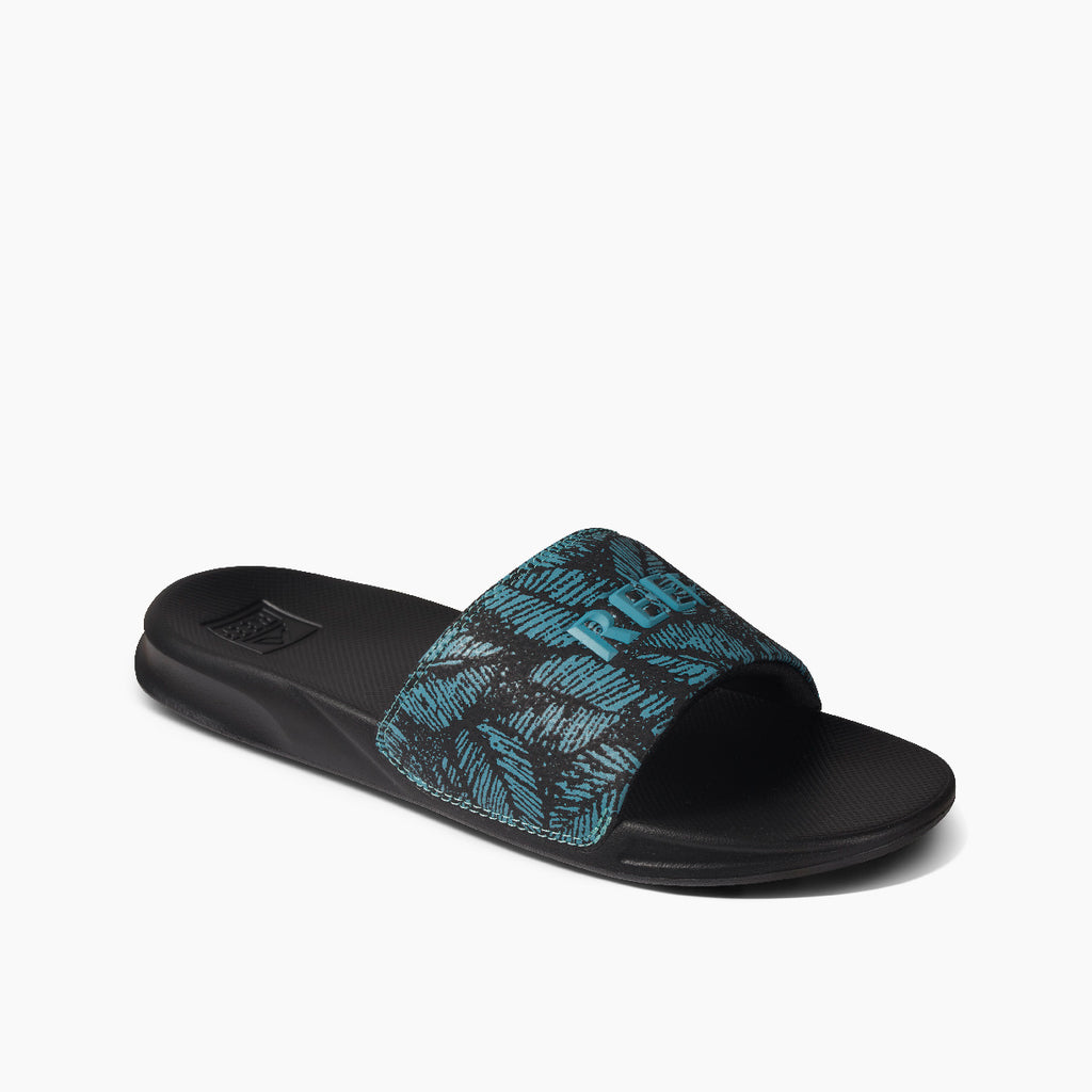 Reef One Slide Sandal-Aquifer Palm — REAL Watersports