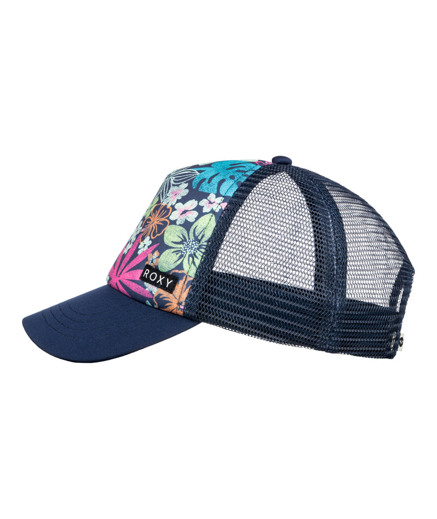 Roxy Honey Coconut Hat-Mood Indigo Tropical Rays — REAL Watersports
