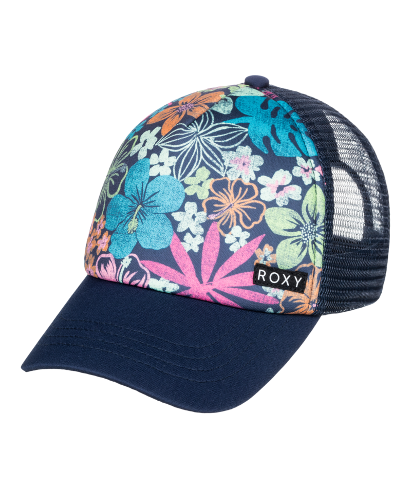 Roxy Honey Coconut Hat-Mood Indigo Tropical Rays — REAL Watersports