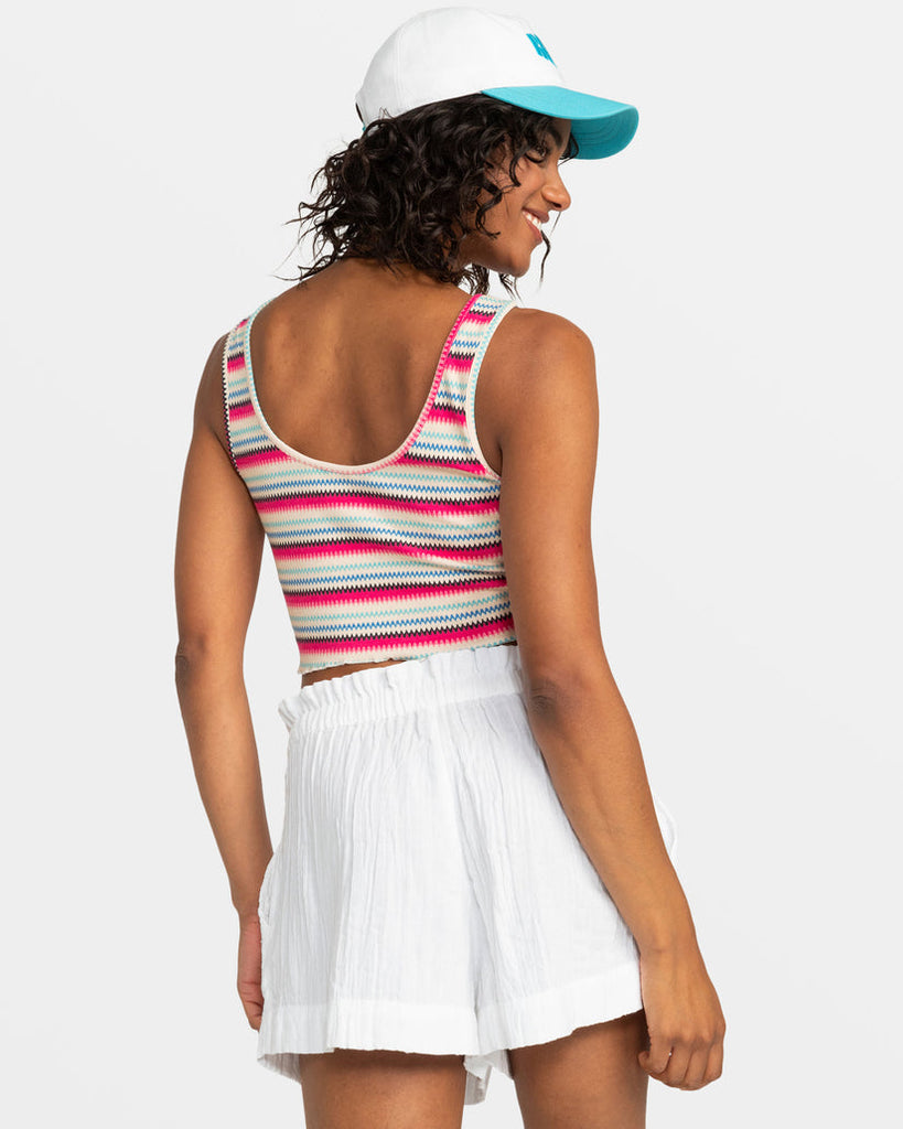 Roxy Keep It Wavy Printed Tank-Brazilian Sand — REAL Watersports