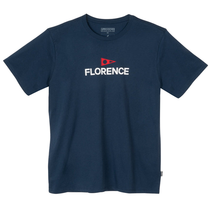 Florence Marine X Logo Tee-Navy — REAL Watersports