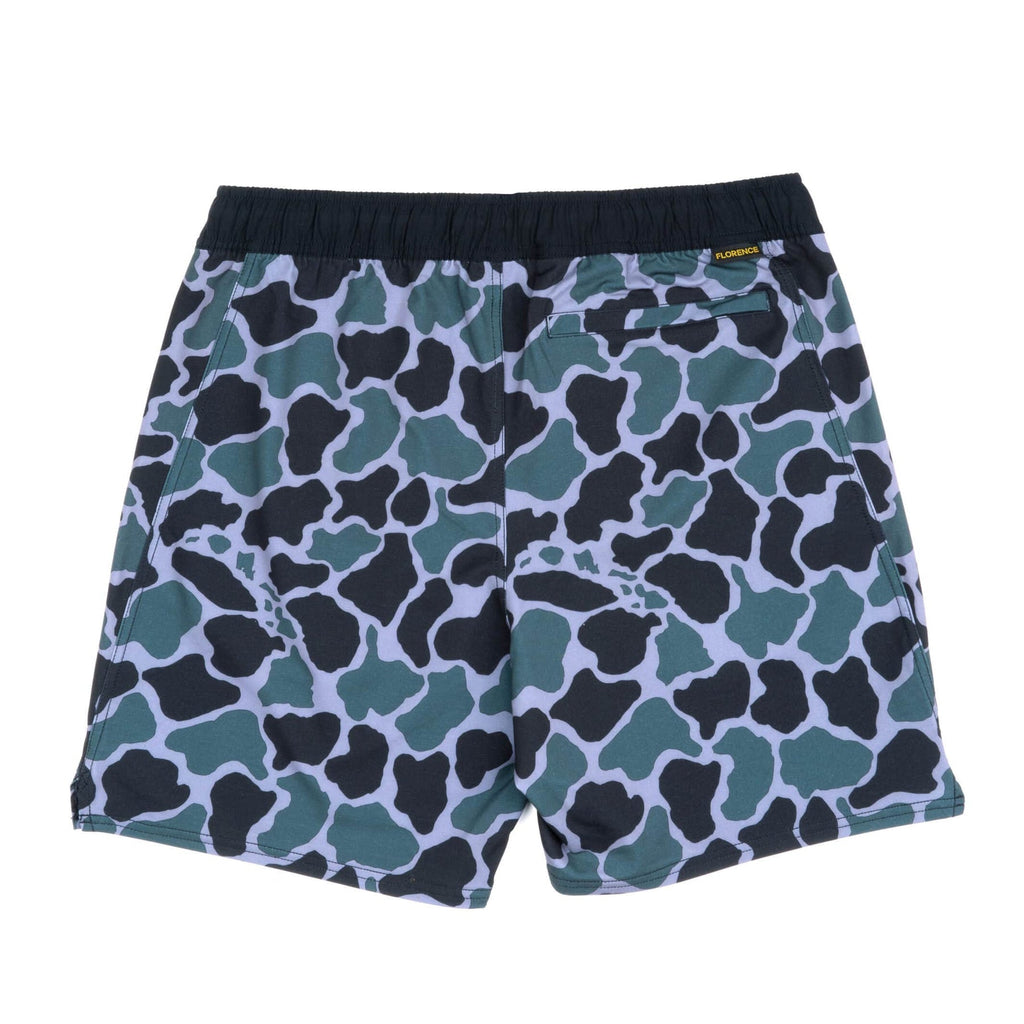 Florence Marine X Standard Issue Elastic Shorts-Dark Emerald Camo ...