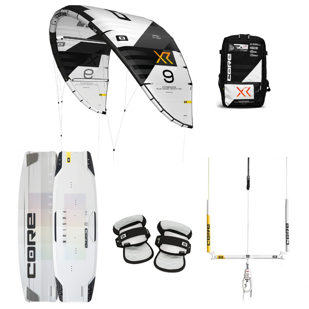 CORE XR7 12m Kite Package w/ Fusion 5 141 x 42cm — REAL Watersports