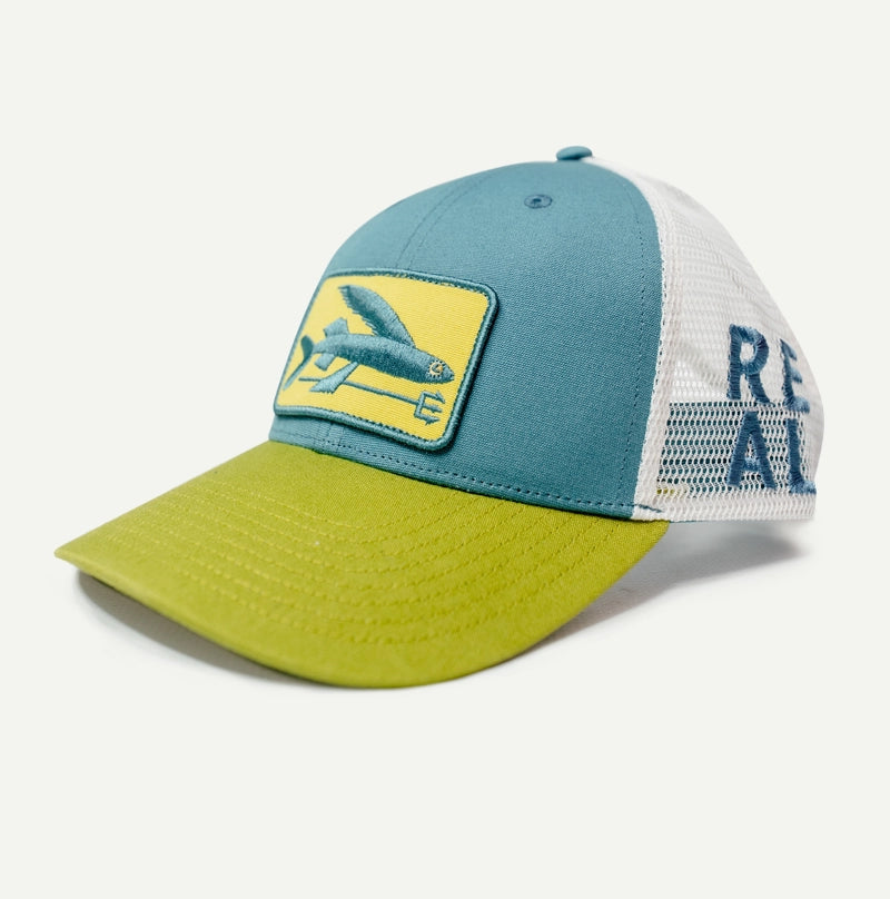 Patagonia x REAL Flying Fish LoPro Trucker Hat-Wetland Blue — REAL ...