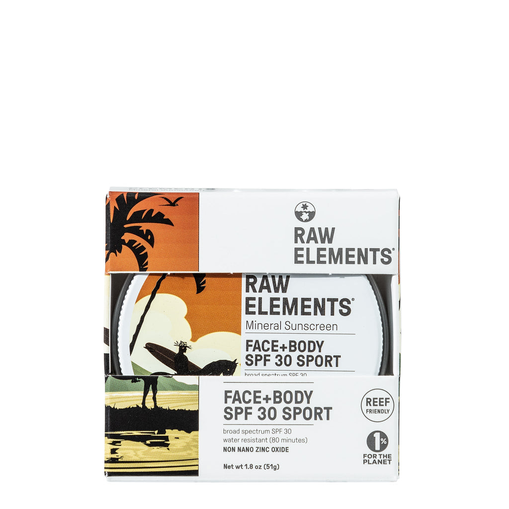 Raw Elements SPF 30 Mike Field Face+Body 1.8oz Sunscreen — REAL Watersports