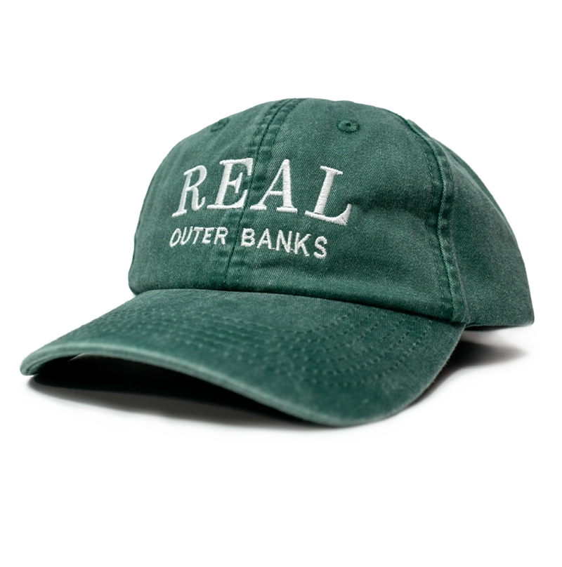 REAL Block Letters Embroidered Hat-Willow — REAL Watersports