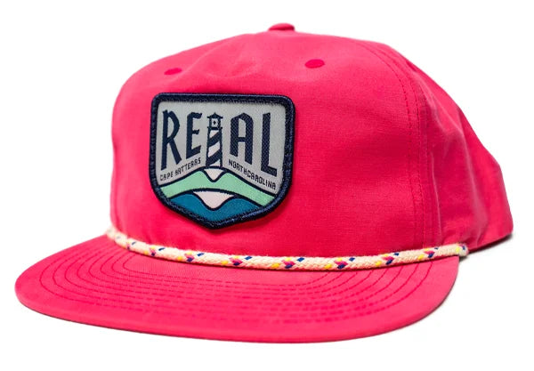 REAL Lighthouse Badge Hat-Hot Pink — REAL Watersports