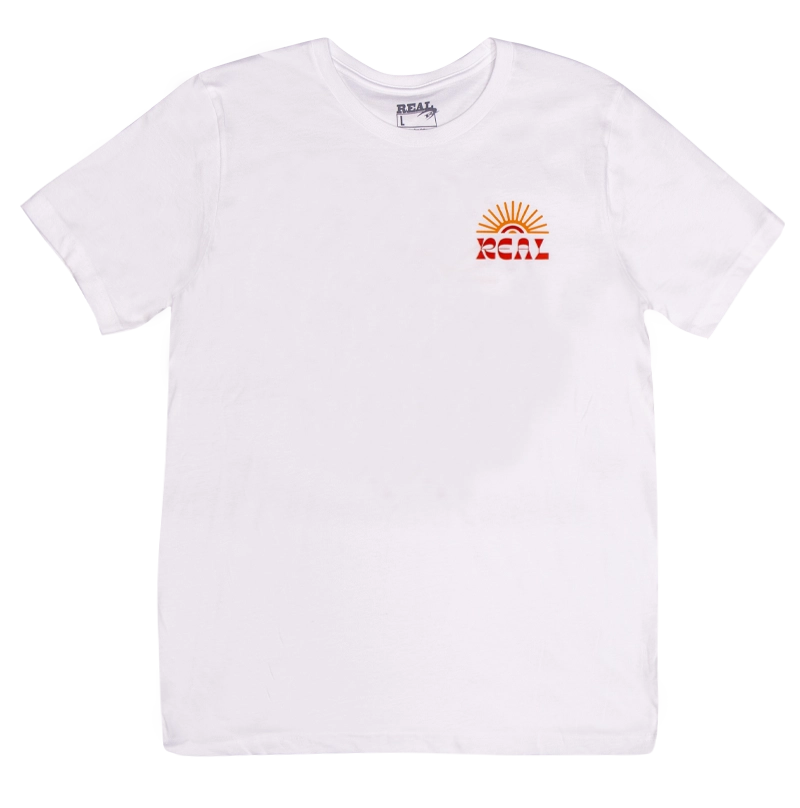 REAL Sun Ray Tee-White — REAL Watersports
