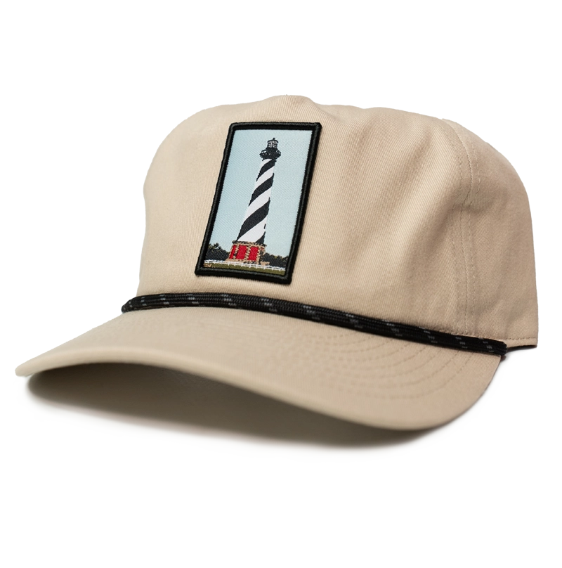 REAL Vintage Lighthouse Patch Hat-Stone — REAL Watersports