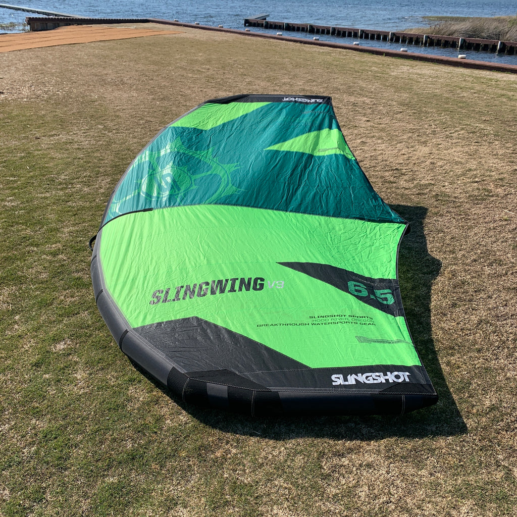 USED Slingshot SlingWing V3-6.5m-Green — REAL Watersports