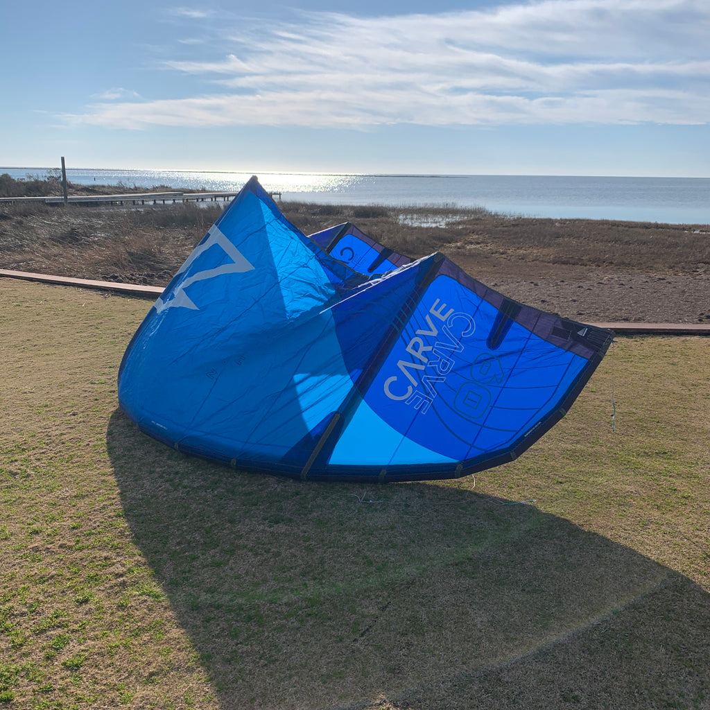 USED 2022 North Carve Kite-9m-Pacific Blue — REAL Watersports