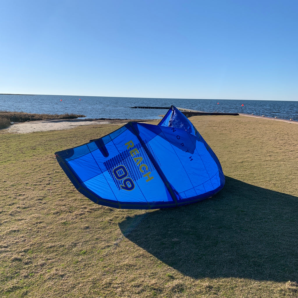 USED 2022 North Reach Kite-9m-Pacific Blue — REAL Watersports