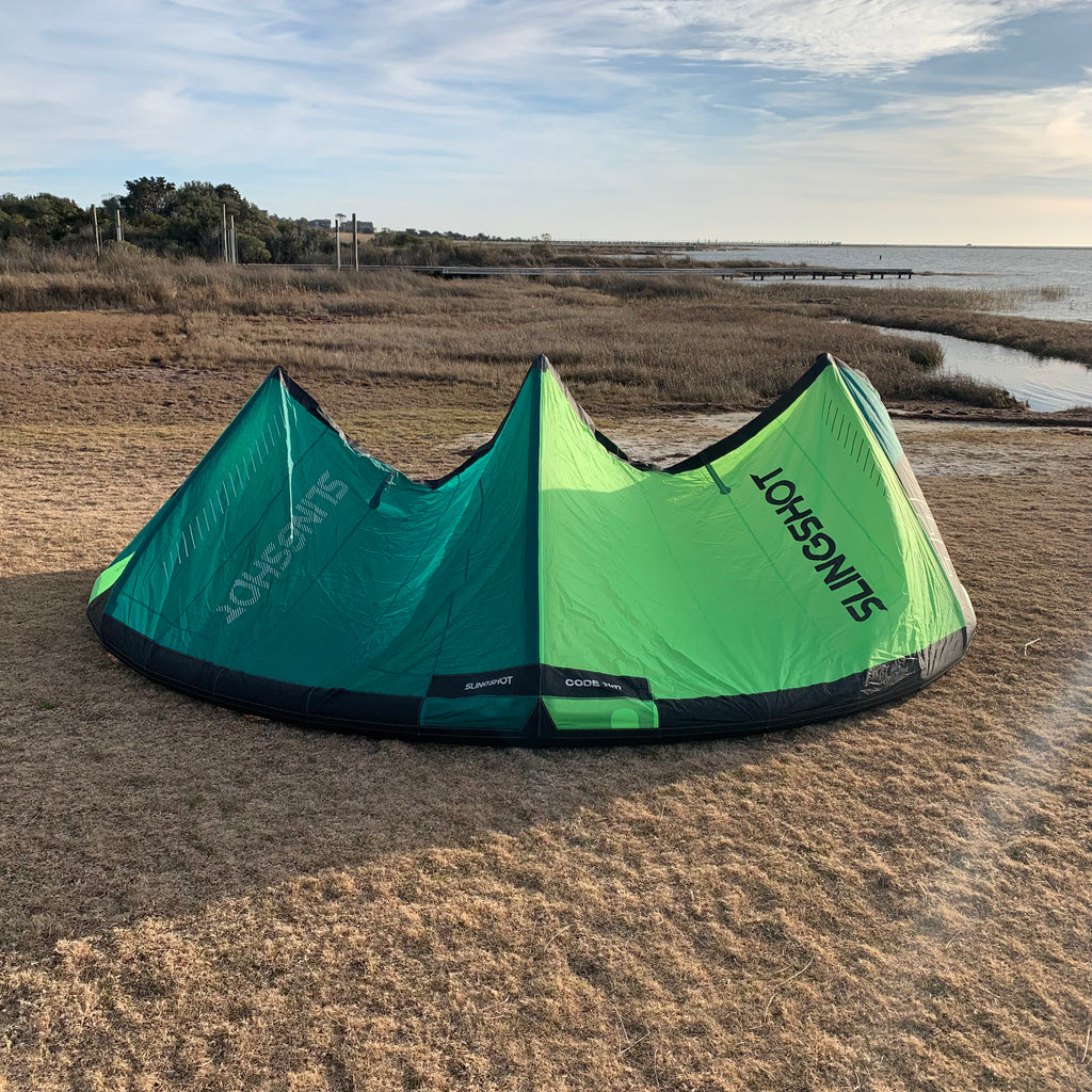USED Slingshot Code V1 Kite-Green-11m — REAL Watersports