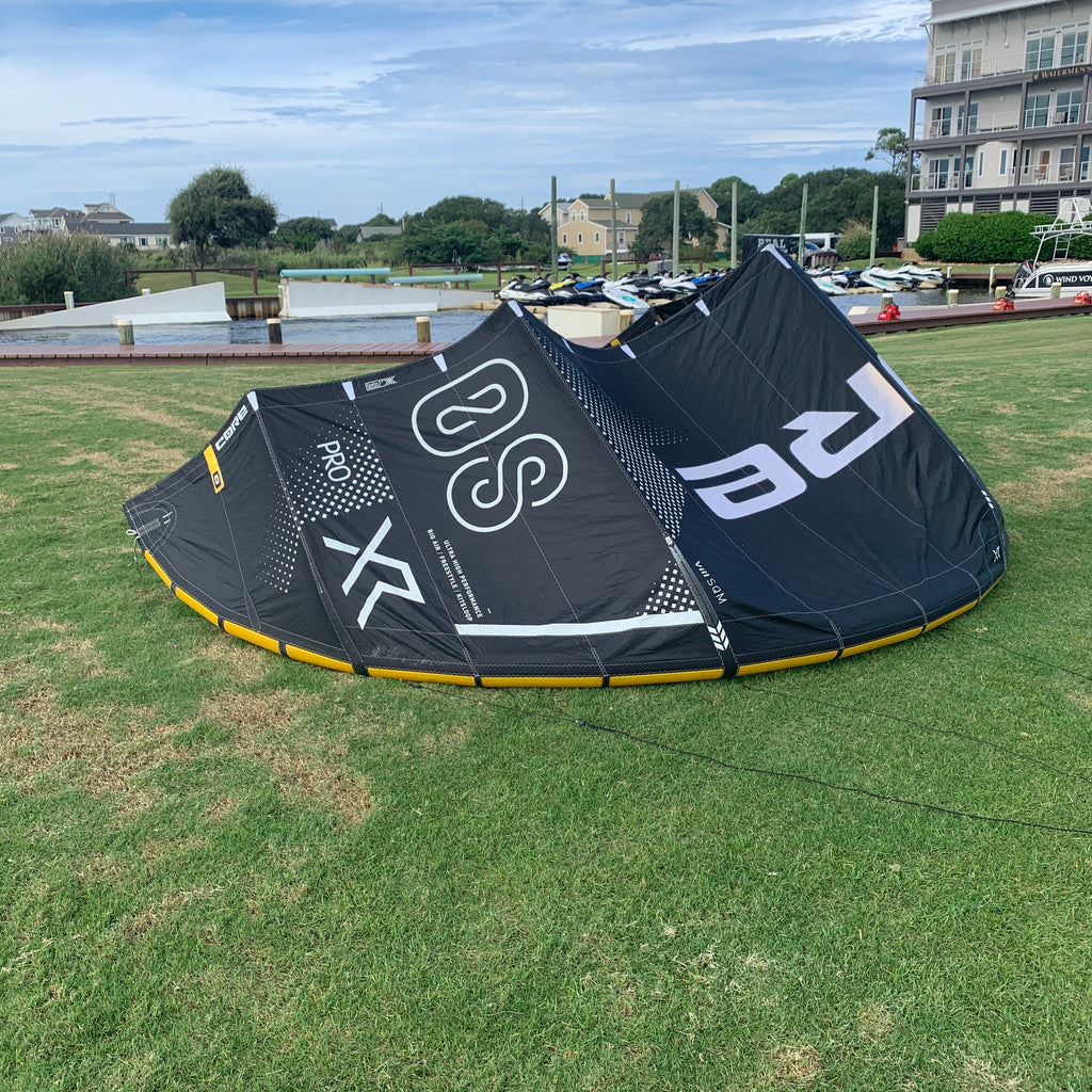 USED Core XR Pro Kite-8m-Black — REAL Watersports