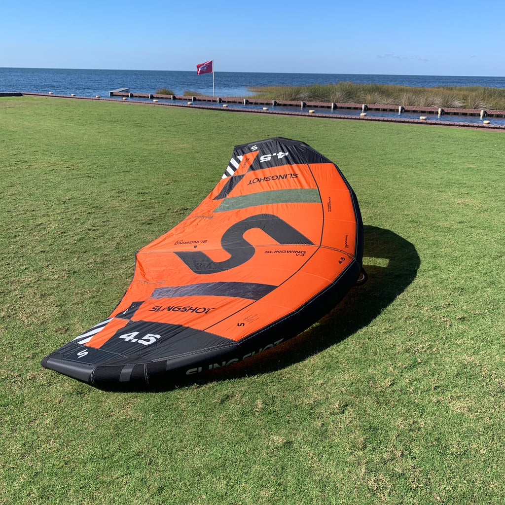 USED Slingshot SlingWing V4-4.5m-Orange — REAL Watersports
