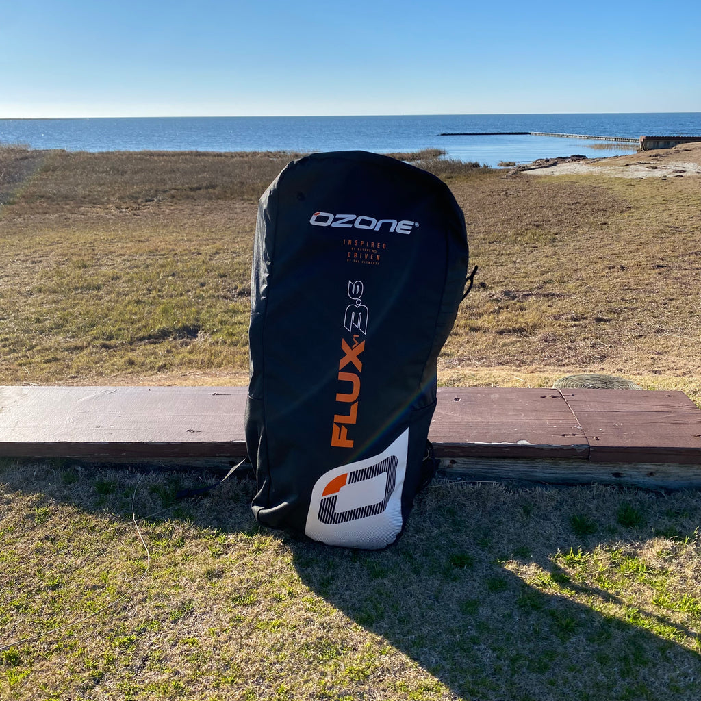 USED Ozone Flux V1 Wing-White-3.6m — REAL Watersports