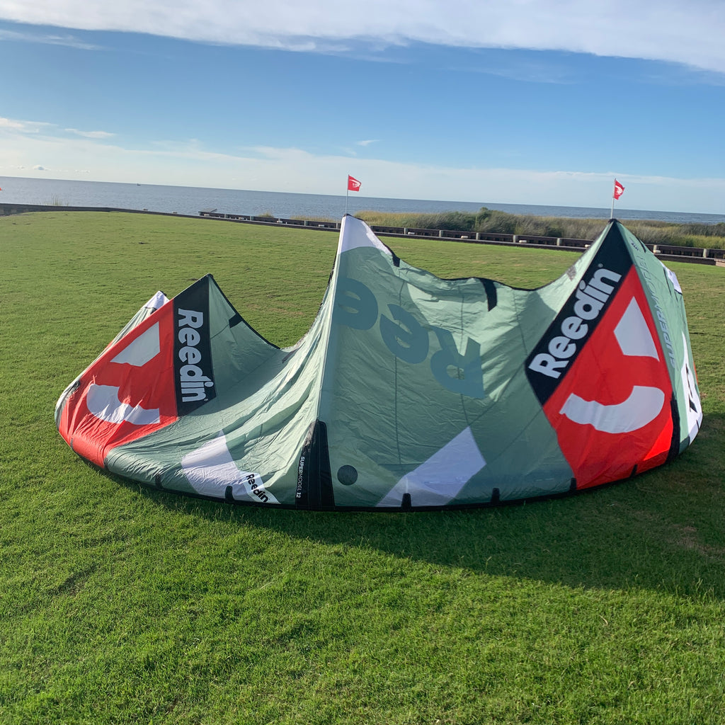 USED Reedin SuperModel HTF Kite-Lunar Rock-12m — REAL Watersports