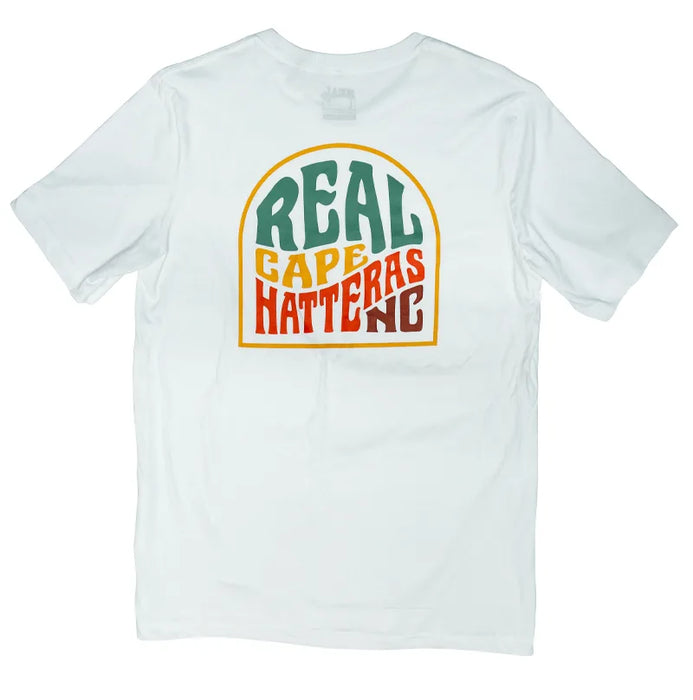 REAL Retro Badge Tee-White — REAL Watersports