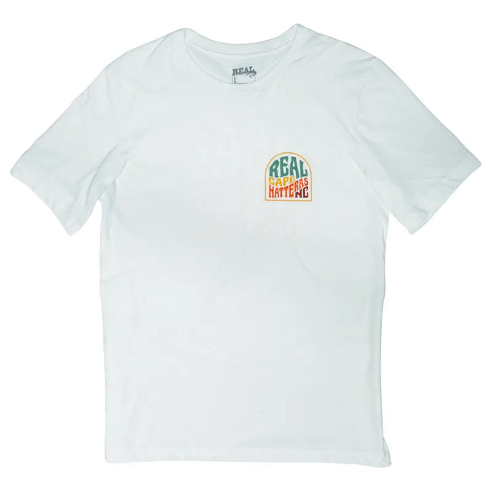 REAL Retro Badge Tee-White — REAL Watersports