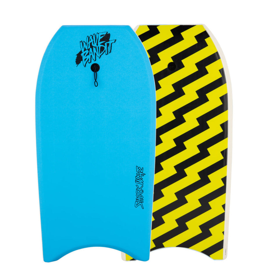 Wave Bandit Shockwave 45" Bodyboard-Blue 22 — REAL Watersports