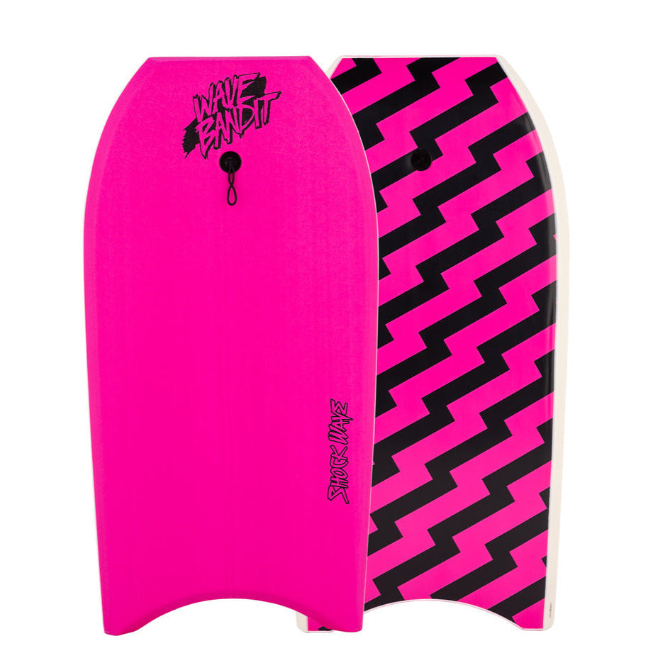 Wave Bandit Shockwave 45" Bodyboard-Pink 22 — REAL Watersports