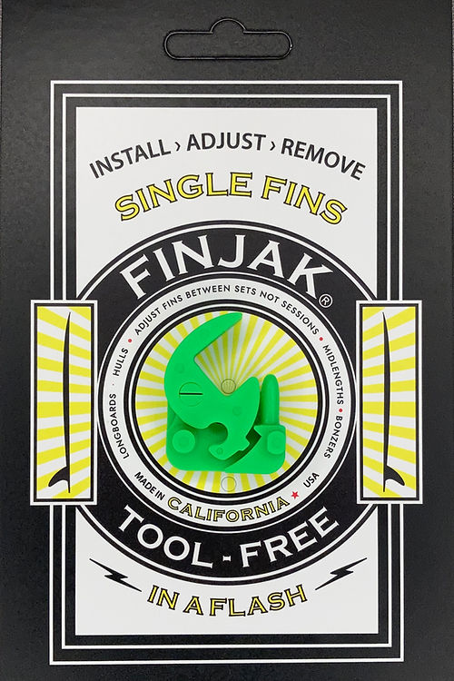 Finjak Tool Free Fin Clamp-Green Flash — REAL Watersports