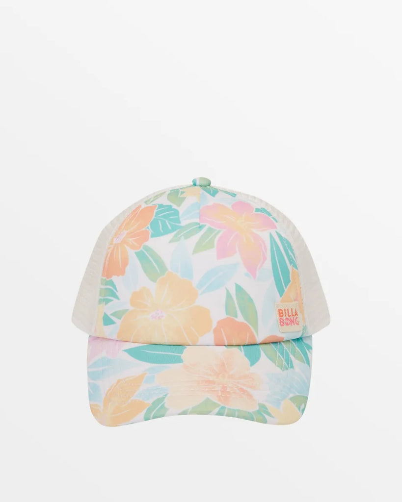 Billabong Girls Shenanigans Hat-Green Tropics — REAL Watersports