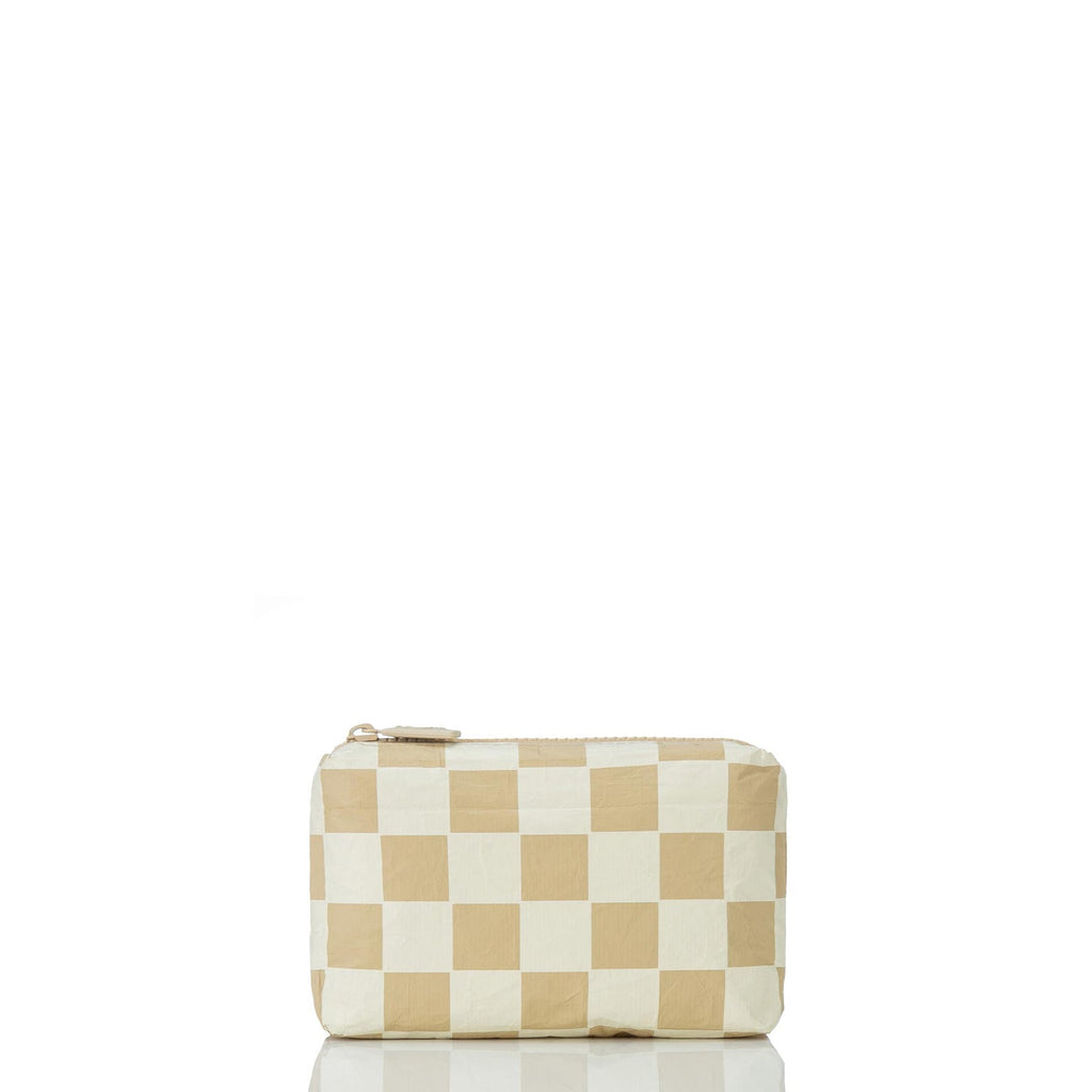 Aloha Collection Mini Checkmate Pouch-Creme/Dune — REAL Watersports