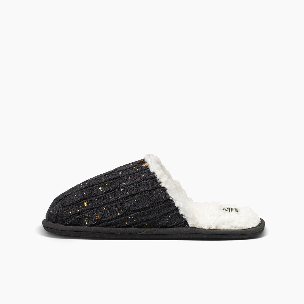 REEF Snuggles Slippers-Black Night — REAL Watersports
